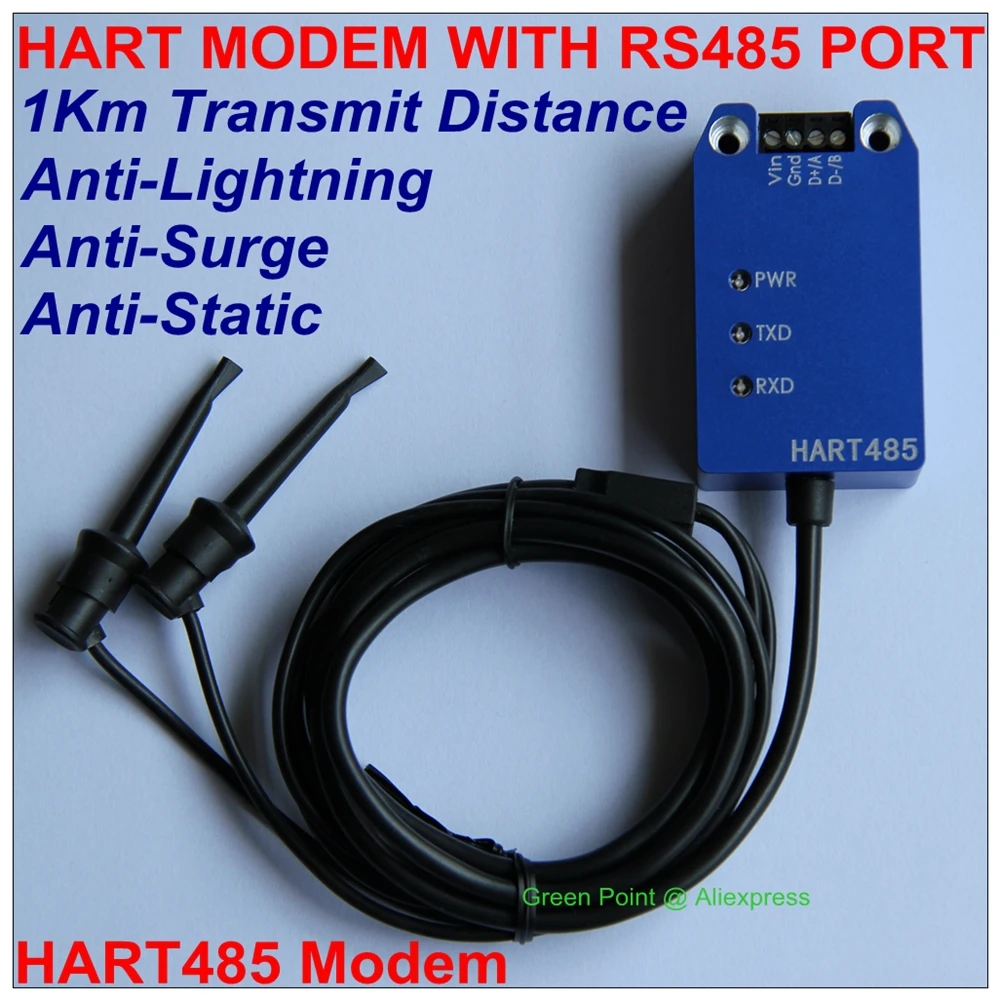 Handheld Hart Modem RS485 Port HART485 Transmitter Convertor Debug ...