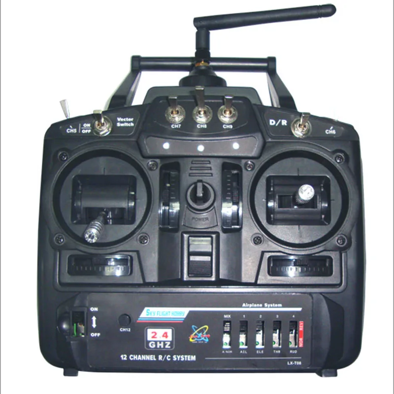 LX Skyflight 2.4Ghz 12 Channels RC Radio Controller Transmitter For ...