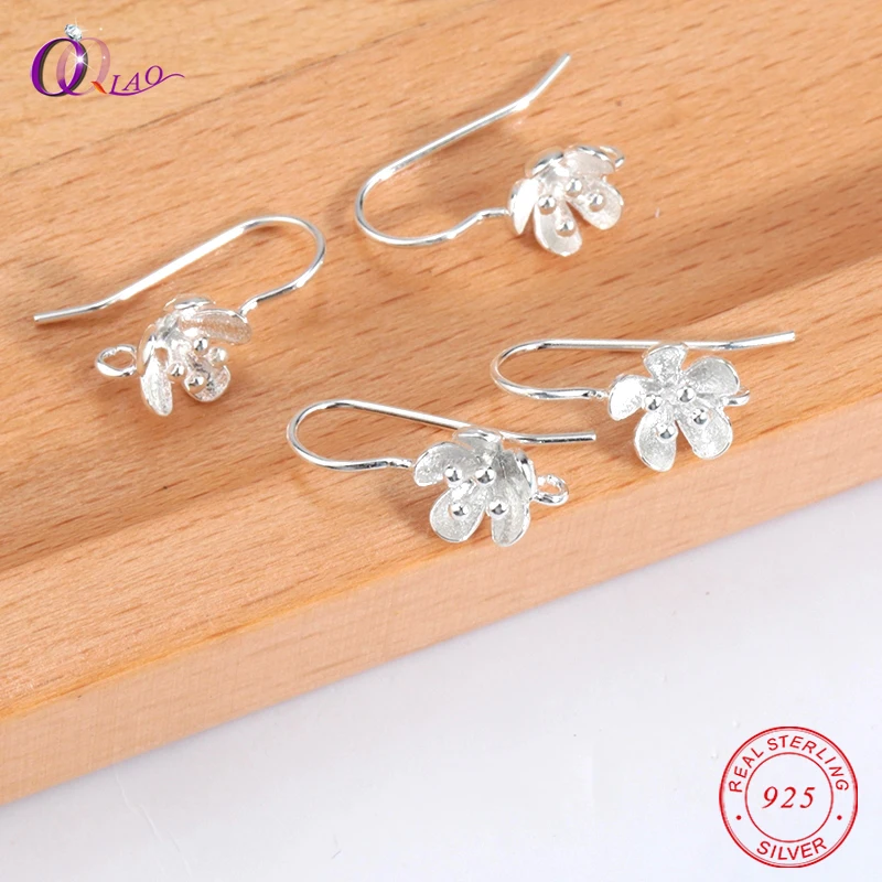 A-Pair-925-Sterling-Silver-Flower-Earring-Ear-Pins-for-Women-Jewelry ...