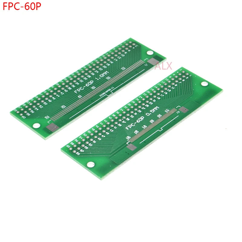 5PCS FPC 60PIN 케이블 피치 0.5MM 1MM DIP 피치 2.54MM 어댑터 PCB 보드 FFC 60P FPC ...
