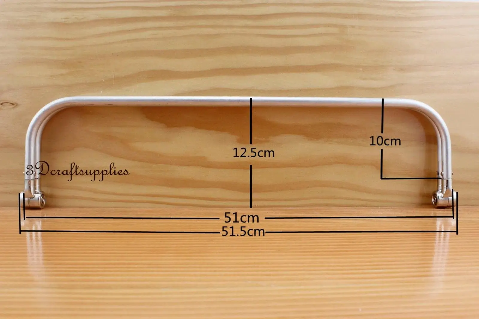 20 inch metal frame aluminous tubular internal hinge Bag frame purse ...