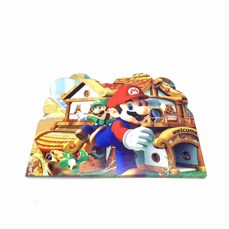 Cartoon Super Mario Theme Disposable Kids Favor Birthday Party ...