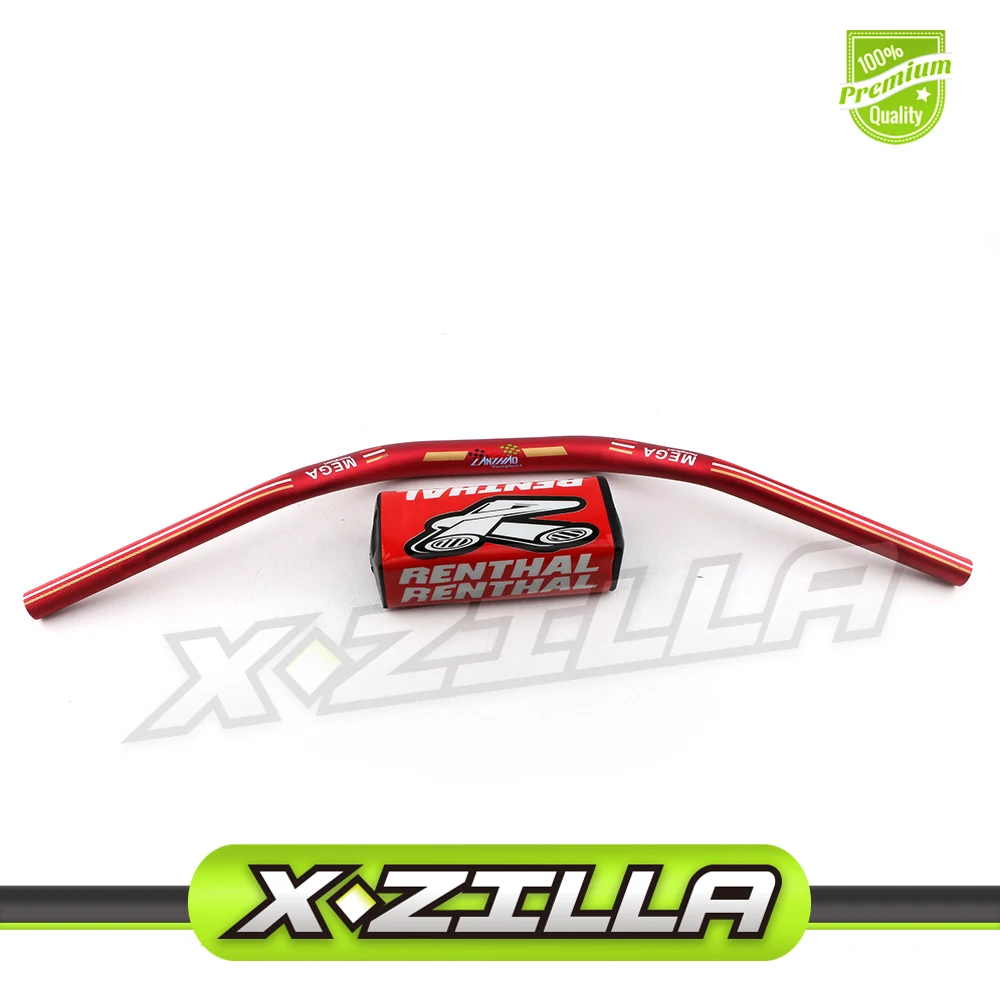 700mm Bar 28MM Handlebars+ Hand Bar Pad Motorcycle MX Motocross Pit ...
