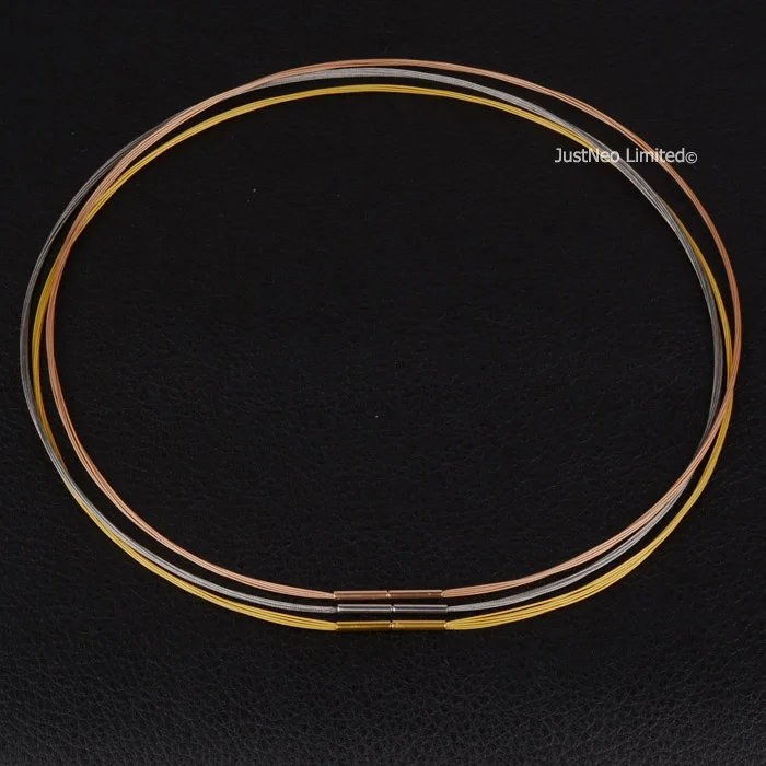 Stainless-Steel-Tiger-Tail-Wire-Rope-Chain-Bracelet-Necklace-with-Steel ...