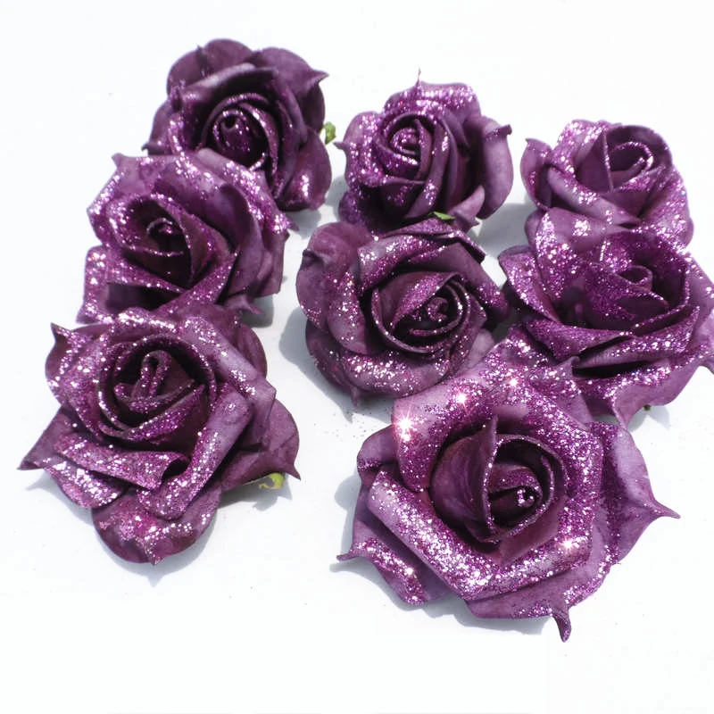 Online Buy Wholesale artificial glitter flowers from China artificial ...