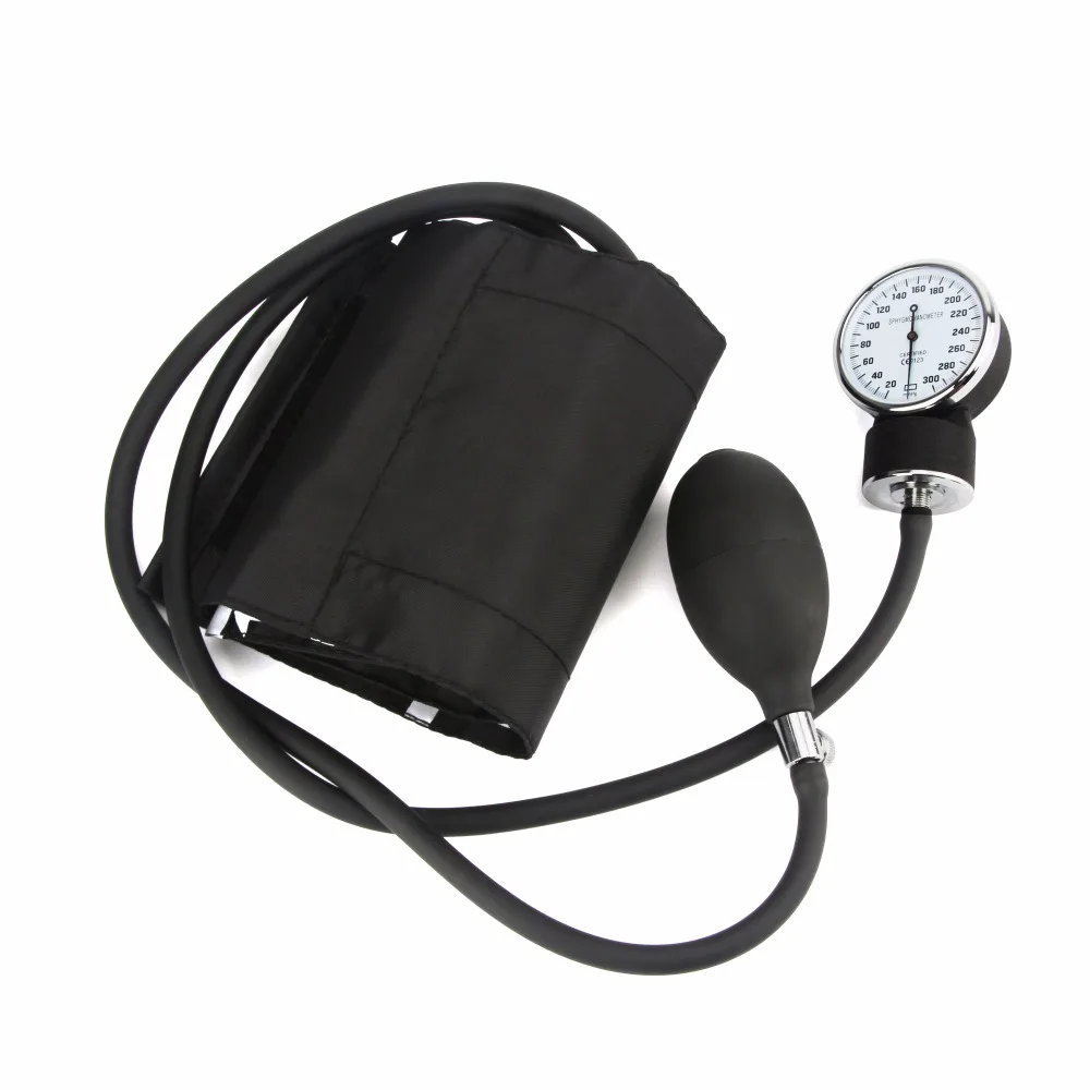 Aneroid Sphygmomanometer Blood Pressure Measure Device Kit Cuff 