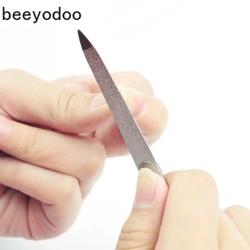 Double Side Nail File Stainless Steel For Buffer Professional Grinding ...