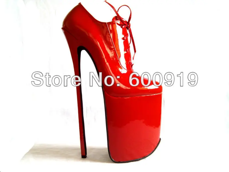 Women's Heels 30CM Heel Height Sexy PU Pointed Toe Stiletto Heel Pumps ...