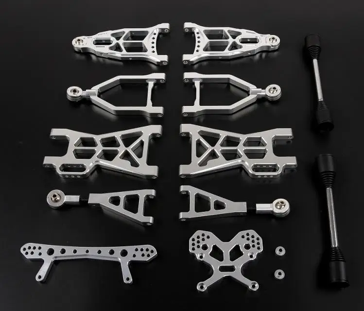 Cnc Aluminum Front Rear A-arm Kit 1/5 Hpi 5b 5t 5sc Tools - AliExpress