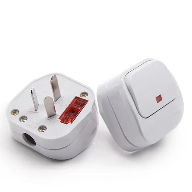 Au 3 Pin Switch 250v 13a Ac Power Plug With Switch Male Electrical ...