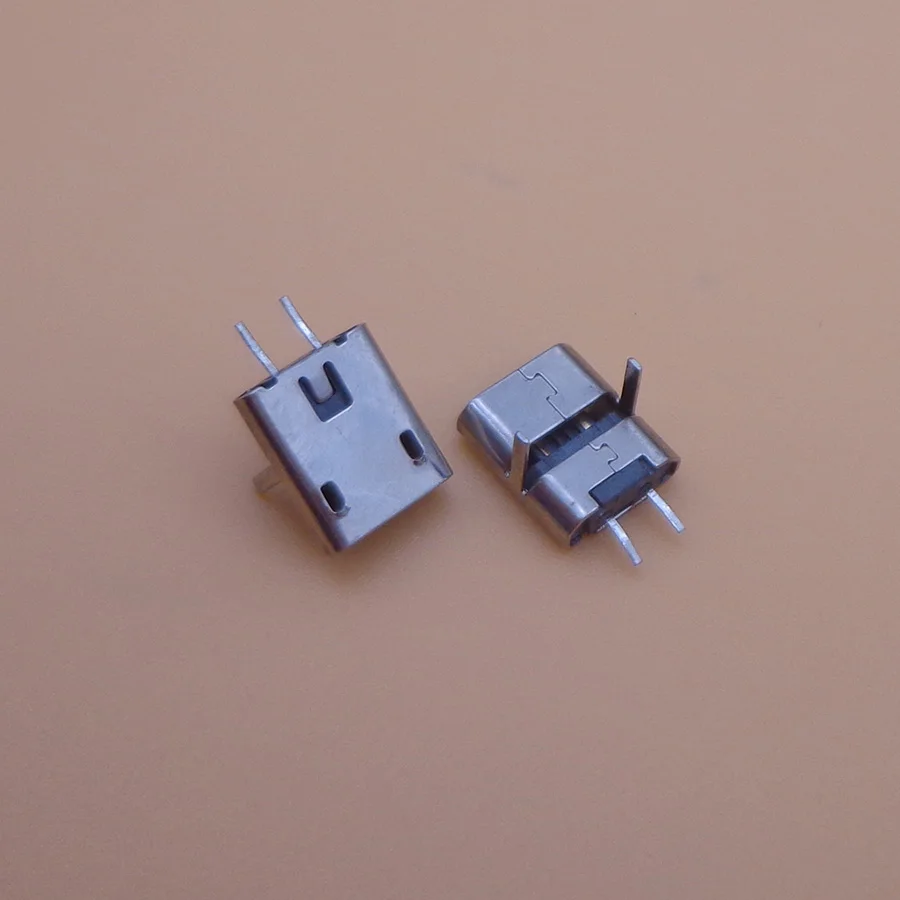 100pcs 2-pin mini MICRO USB 2 Pin Jack Interface Connector socket SMD ...