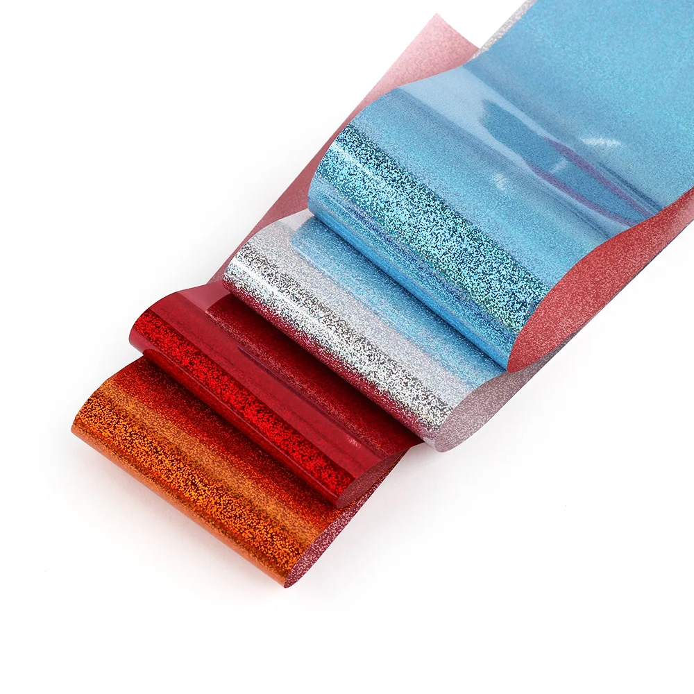 9 Sheets DIY Chromatic Shimmer Transfer Stickers Starry Sky Laser Nail ...