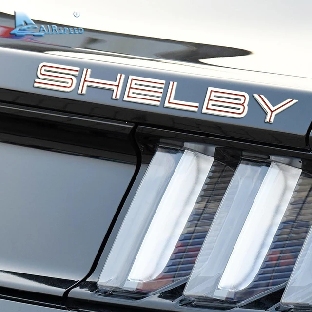 Aliexpress.com : Buy Airspeed SHELBY Car Emblems Lettering For Ford ...