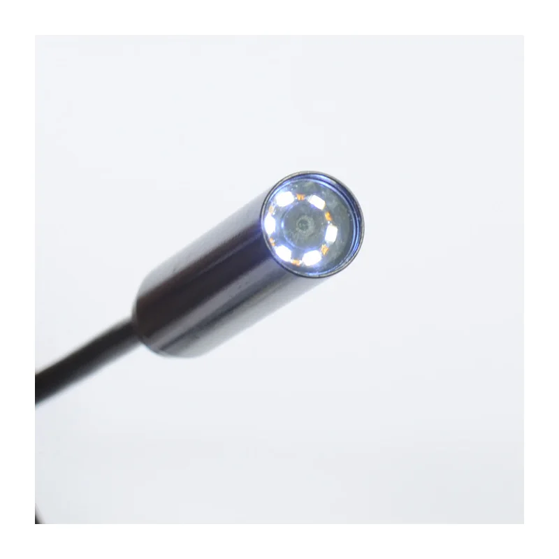 30M AV Endoscope Camera Waterproof 9mm Head with 6 LED light Adjustable ...