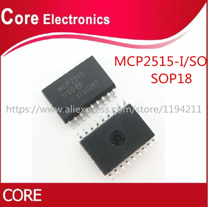 50 MCP2515 I/SO SOP18, en Stock|Circuitos integrados| - AliExpress