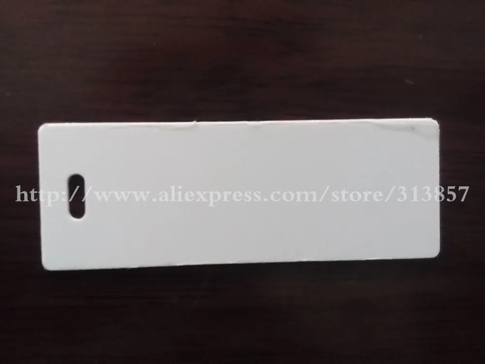 100pcs cable Tag tag 25mm*70mm Single hole Pvc single sided covered ...