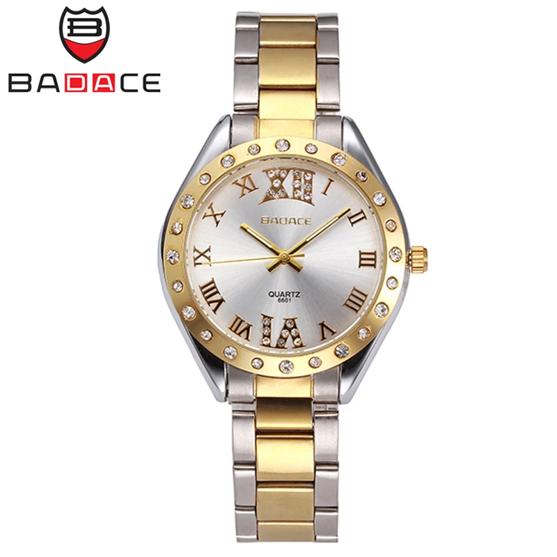BADACE Luxury Brand Swiss Watch Woman Horloge Waterproof Gold Quartz ...