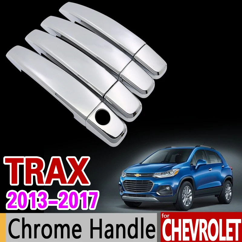 for Chevrolet TRAX Chrome Handle Cover Trim Set Tracker Holden 2013 ...