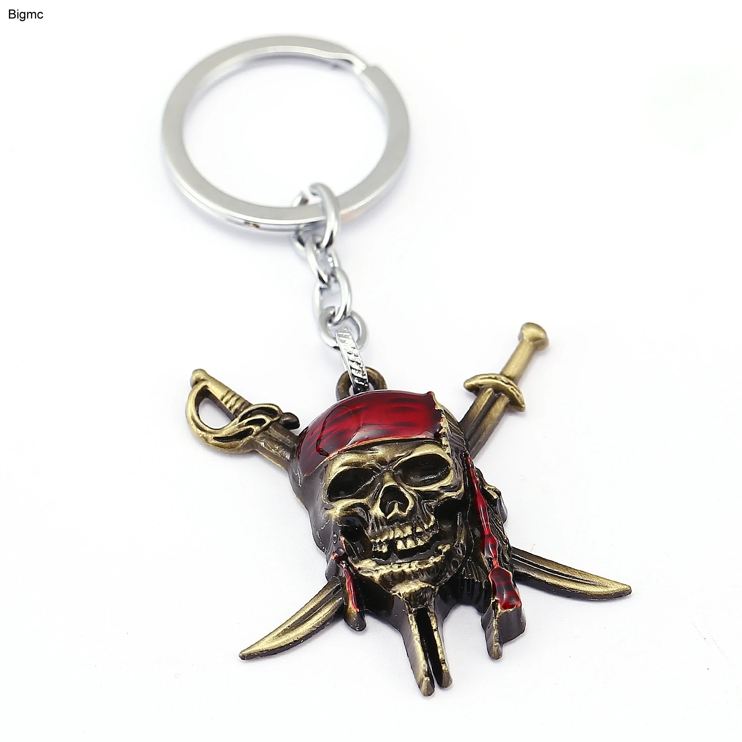 Fashion New Skeleton Key Chain Women Men Car Metal Keychain Bag Charm ...