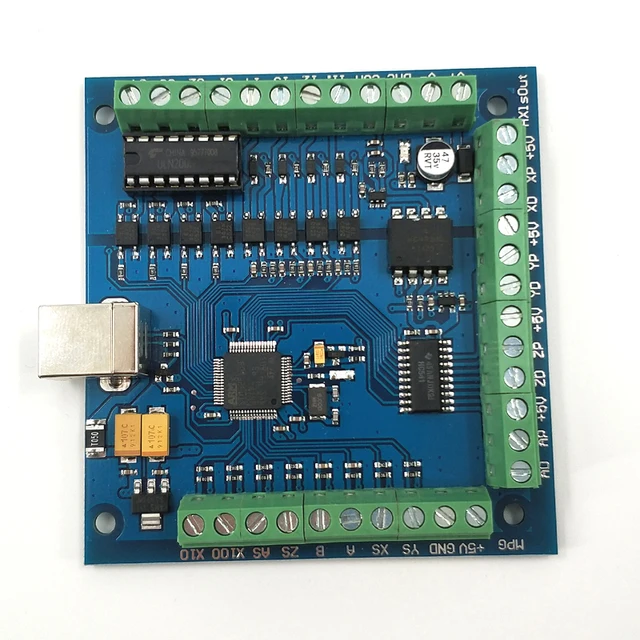 Cnc Mach3 Usb 4 Axis 100khz Usbcnc Smooth Stepper Motion Controller