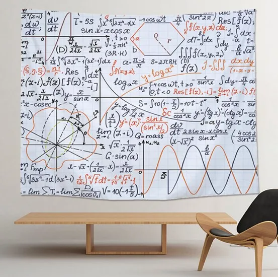Cammitever Hanging Wall Math Creative Tapestry Calculation Formula