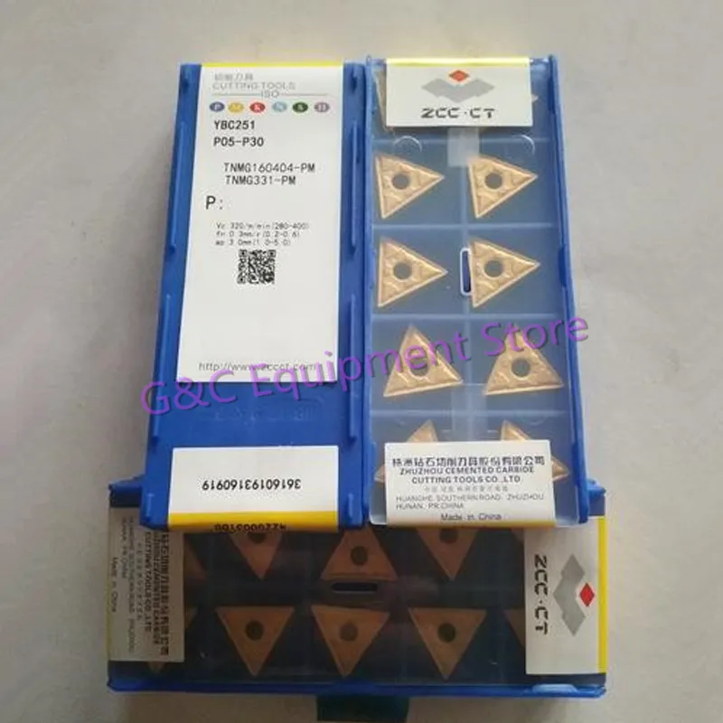 10pcs/lot New TNMG160404 PM YBC251 Lathe Tools Carbide Turning Inserts CNC Turning Tools ...