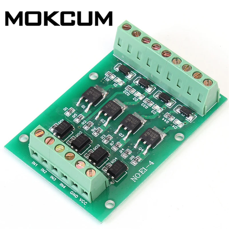 4 Channel Relay Module FET Field-Effect Tube Module NMOS FR1205 DC 5 ...