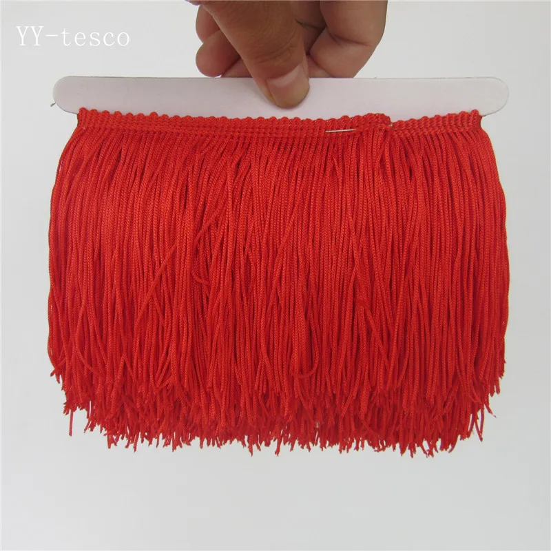 Discount 10 Yard/Lot 10CM Long Polyester Lace Tassel Fringe Lace Trim ...