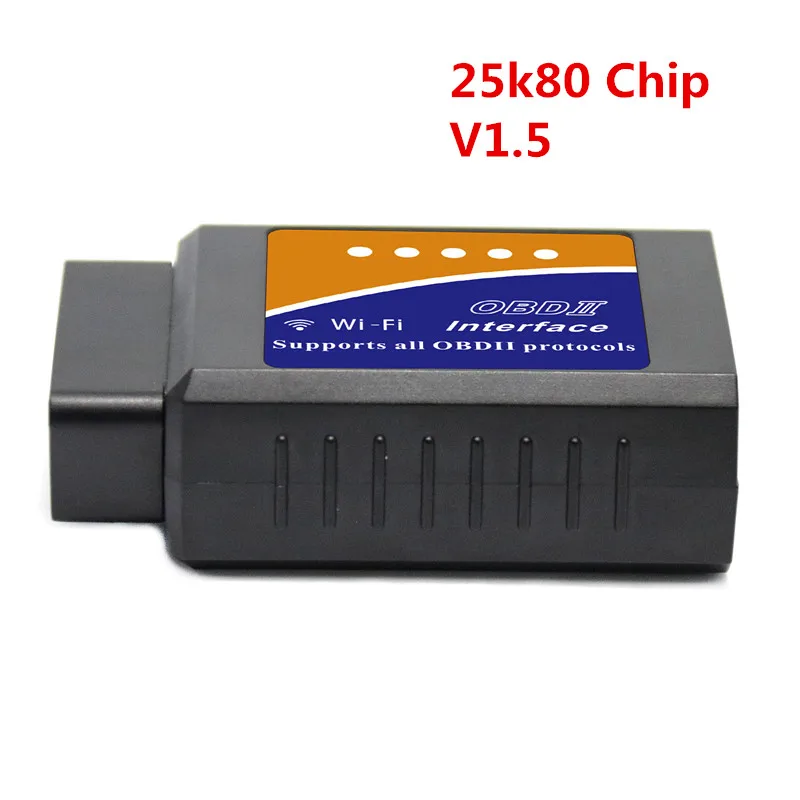 2018 High Quality ELM327 OBD 2 Auto Scan Tool ELM 327 Wifi ELM327 v1.5 ...