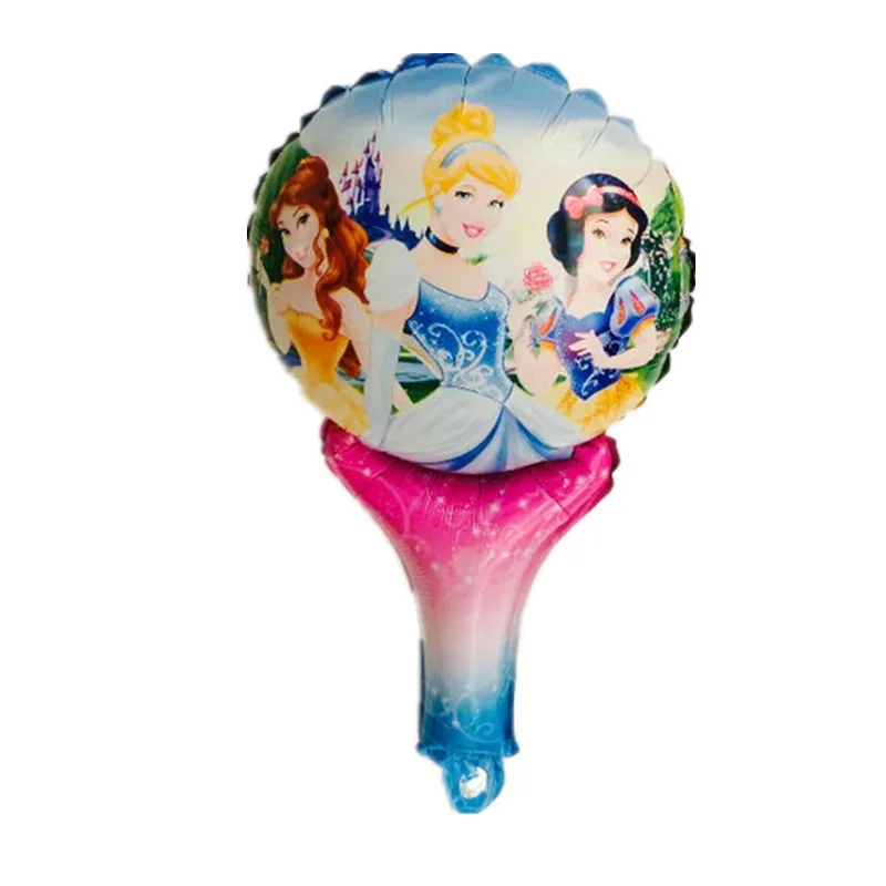 Beautiful Princess cartoon hand held Foil balloon Balloons Princess ...