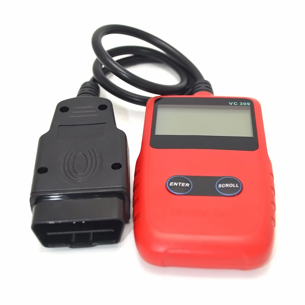 Multilingual Car Fault Tester Automotive CAN OBDII Trouble Codes Reader ...