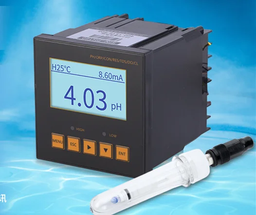 Ph160 Industrial Ph Controller Online Ph Meter Tester Ph Sensor Probe ...