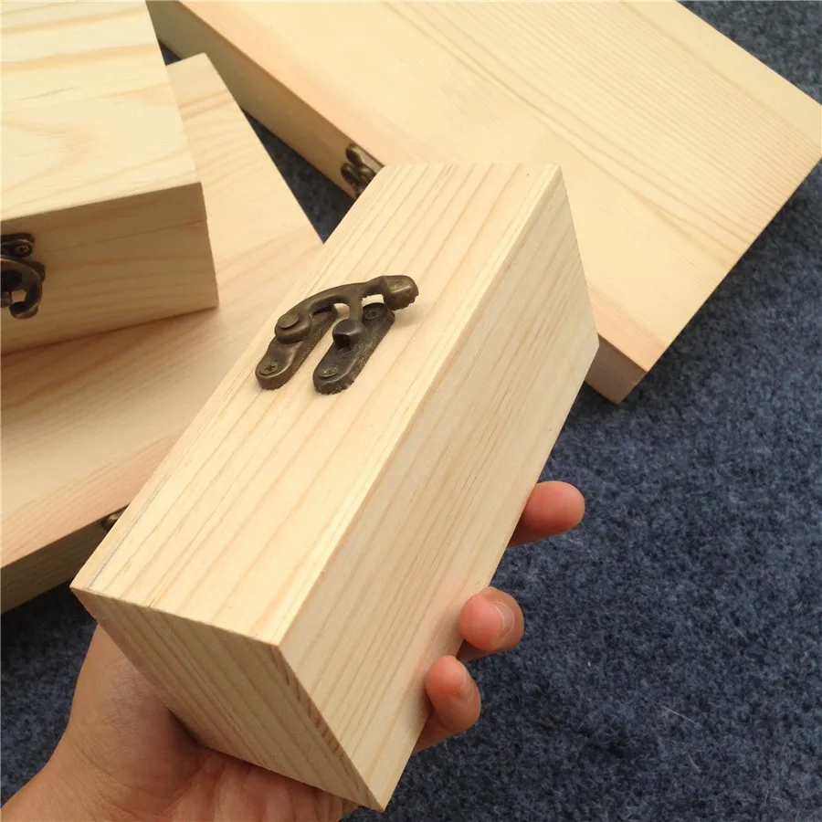 Новое поступление zakka, деревянная маленькая деревянная коробка с ...