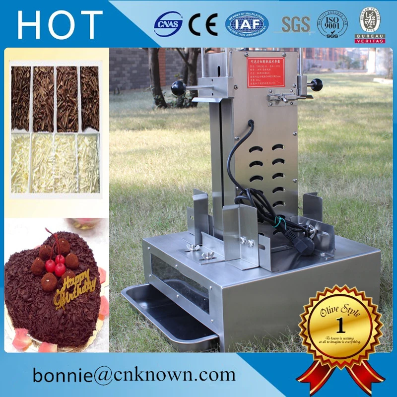 Commercial fully automatic chocolate slicer maker chocolate shaving ...