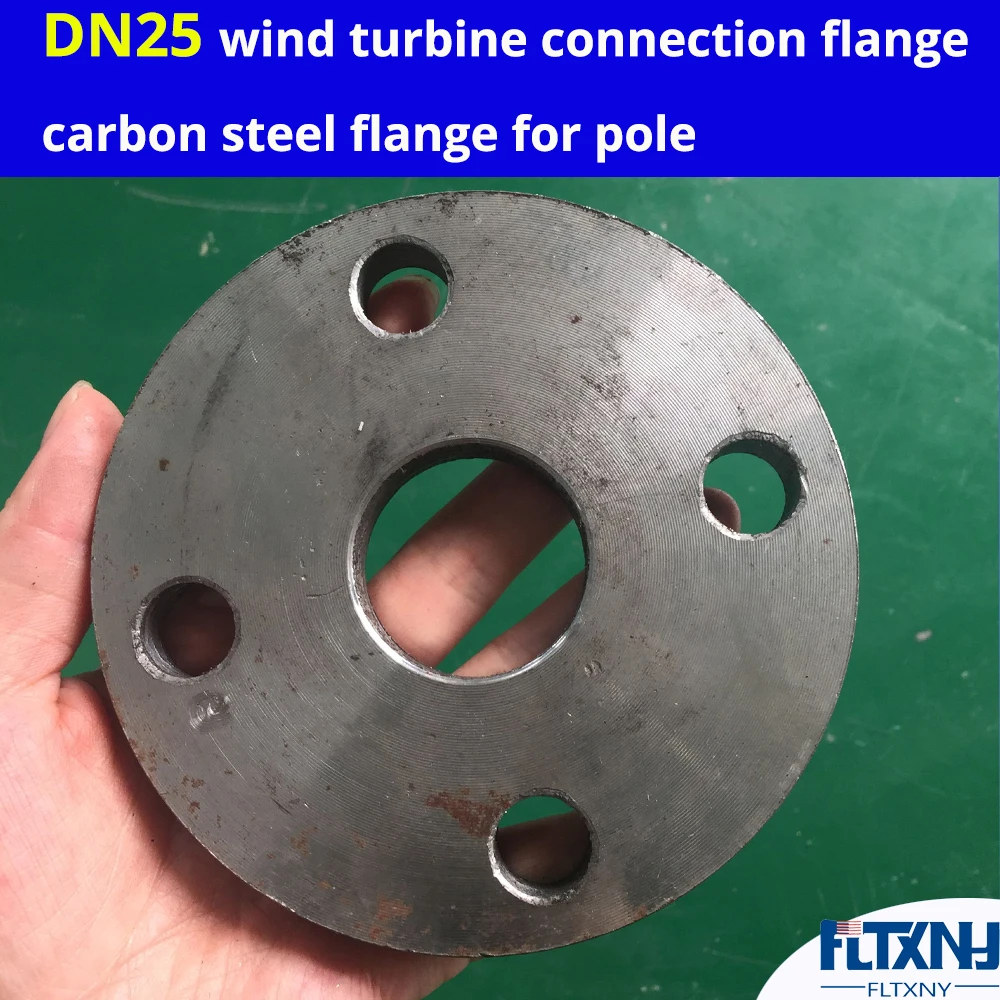 Carbon Steel Wind Turbine Flange For Connection With Pole 100w To 800w ...