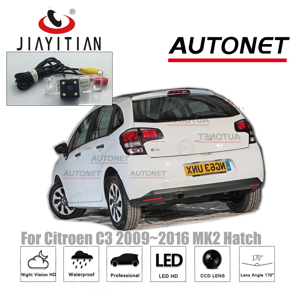 Jiayitian Rear Camera For Citroen C3 2009~2016 Mk2 Hatchback Ccd Night ...