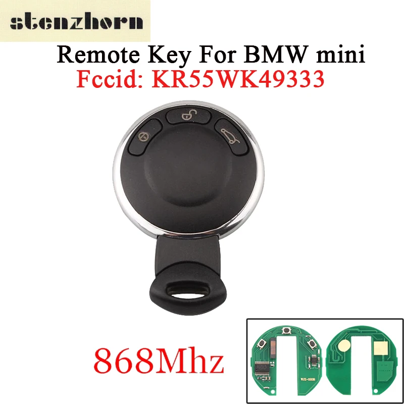 Stenzhorn 2pcs*Smart Remote Key 868/315Mhz For BMW Mini Cooper 2007 ...