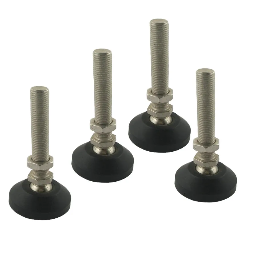 4pcs-M8x80mm-Adjustable-Foot-Cups-Reinforced-Nylon-Base-40mm-Diameter ...