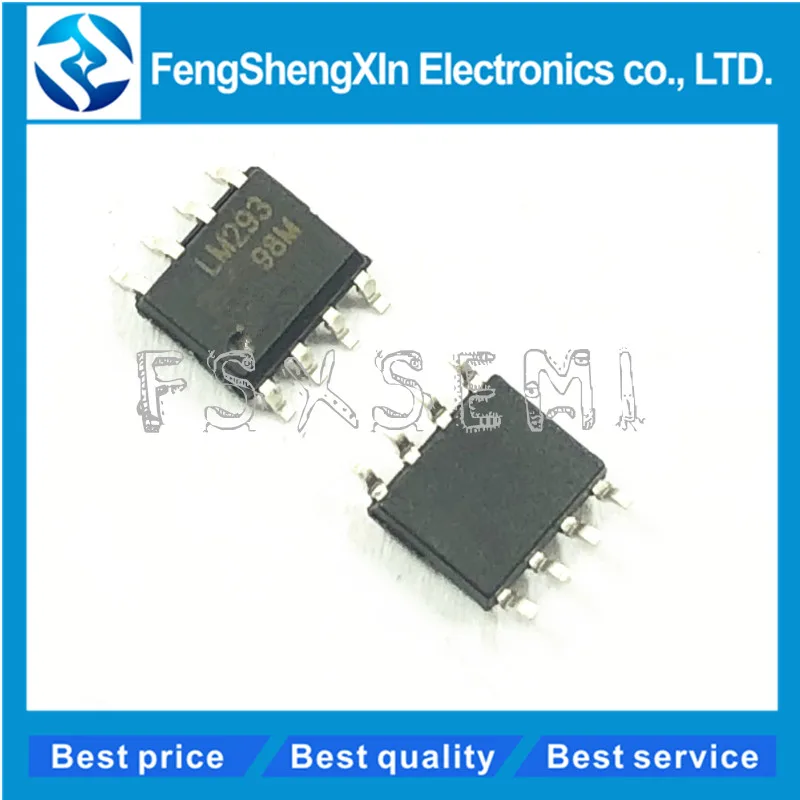 10pcs/lot Lm293 Lm293dt Lm293dr Dual Differential Comparators Ic Sop-8 ...