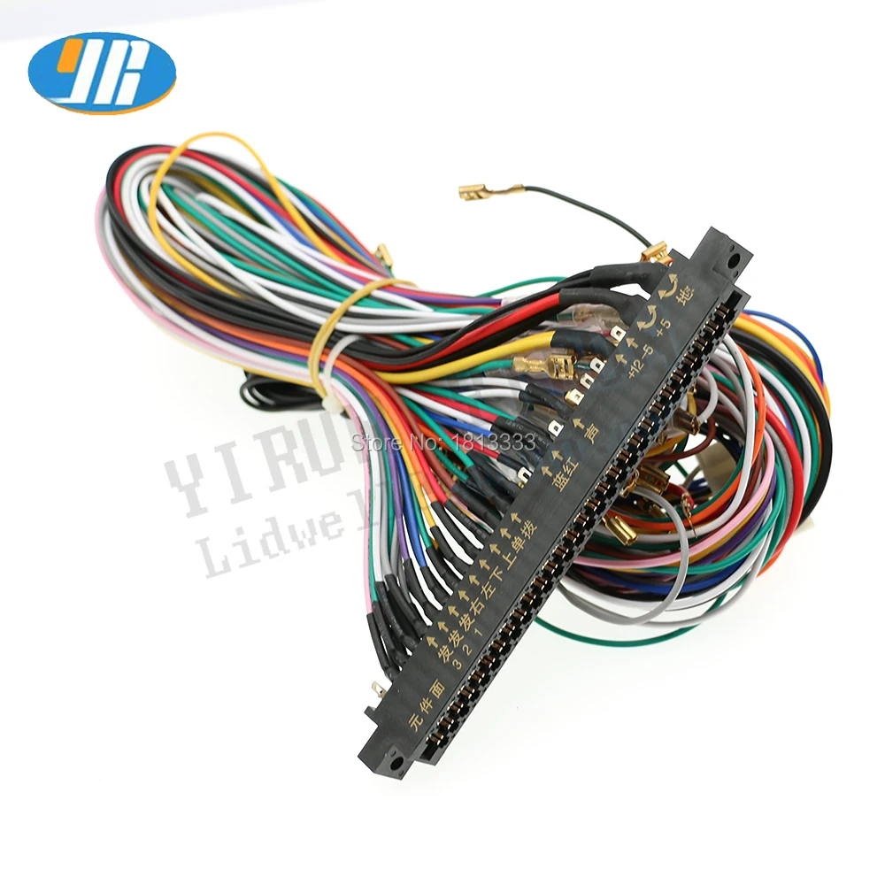 Jamma Wire harness 28 Pin With 5,6 Buttons 5Pin 8P Joystick Connect ...