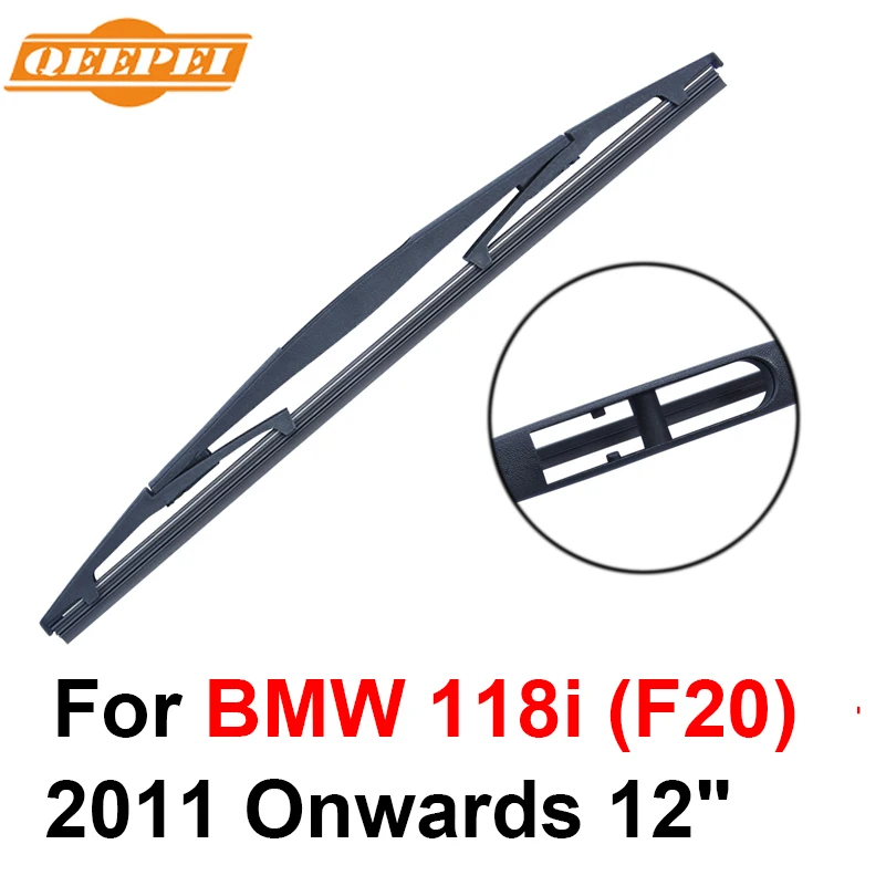 QEEPEI Rear Wiper Blade No Arm For BMW 118i(F20) 2011 Onwards 12'' 3/5 ...