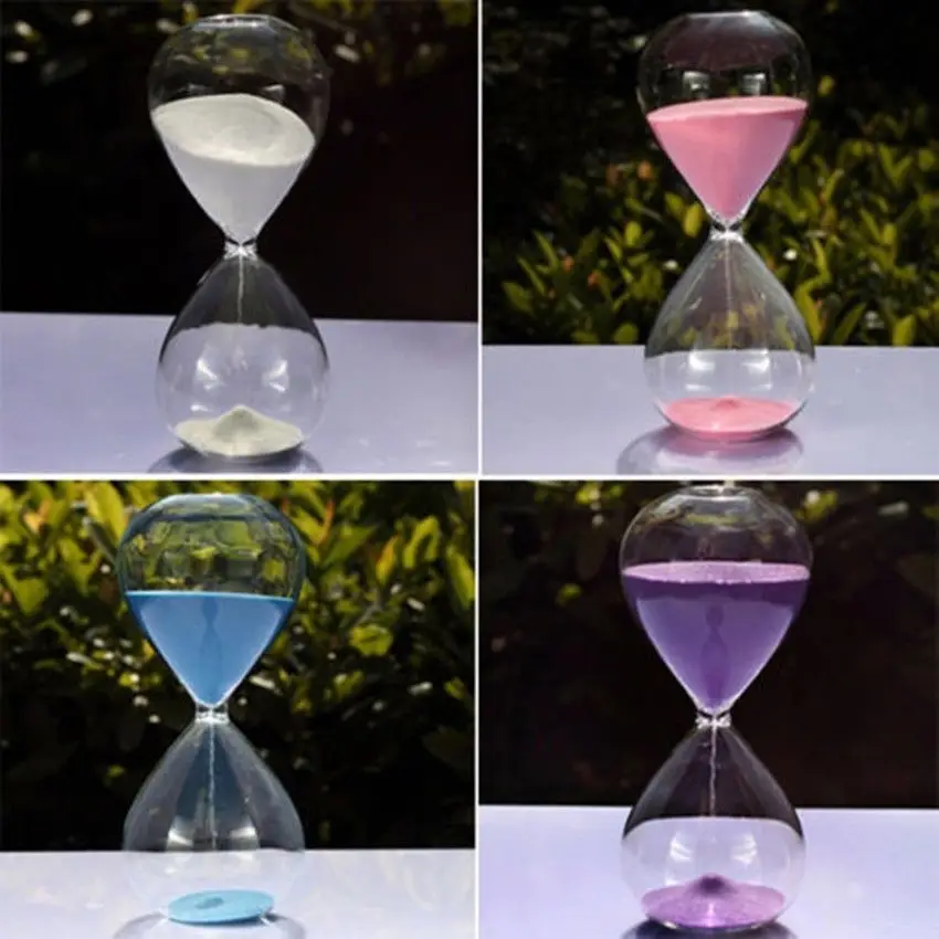 Colors! 60Min Sand Glass Sandglass Hourglass Timer Clock Time Decor ...