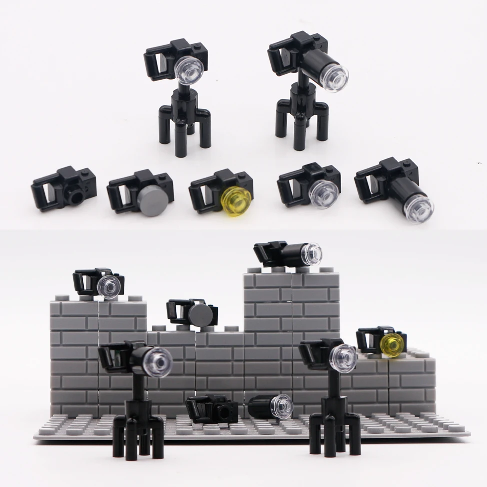 Bricks-City-Accessories-Camera-Tripod-Mini-Figures-Photographer-Friends ...
