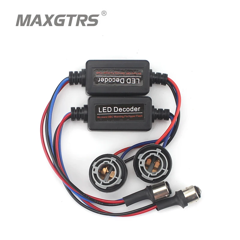 2x-T10-BAU15S-1156-BA15S-1157-7440-7443-3156-3157-LED-Decoder-Car-LED ...