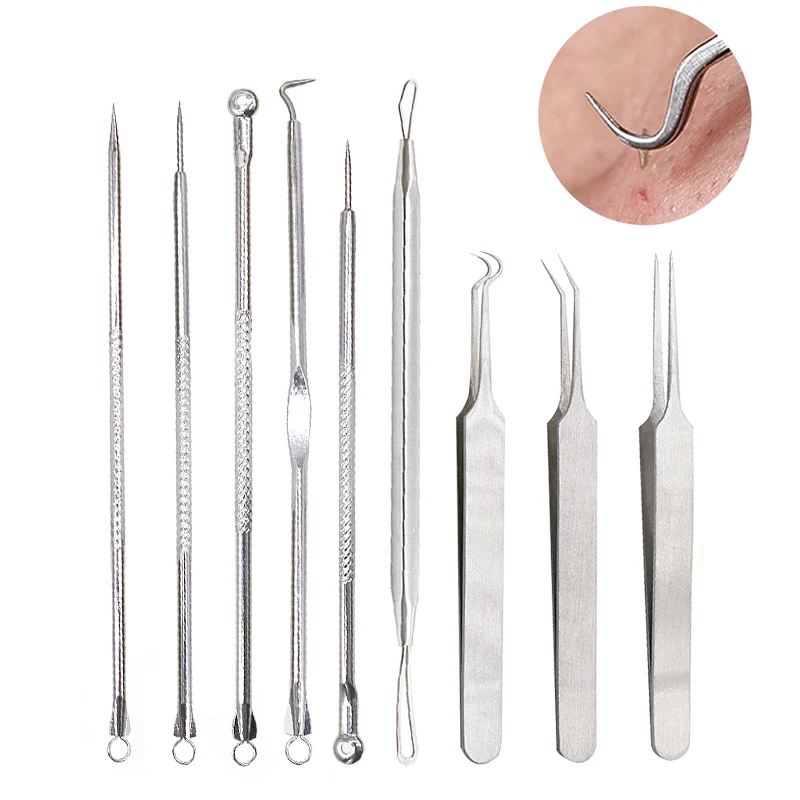 Blackhead Remover Tool Acne Needles Pore Pimple Comedone Extractor Acne ...