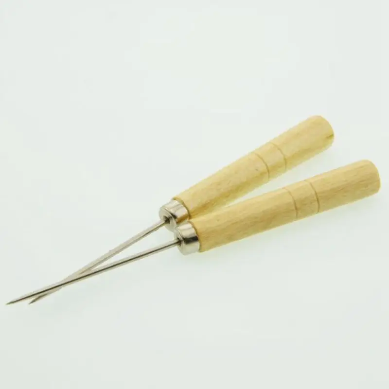 10pcs/lot Knitting Awl Quilling Paper Tools Wooden Handle Awl Diy ...