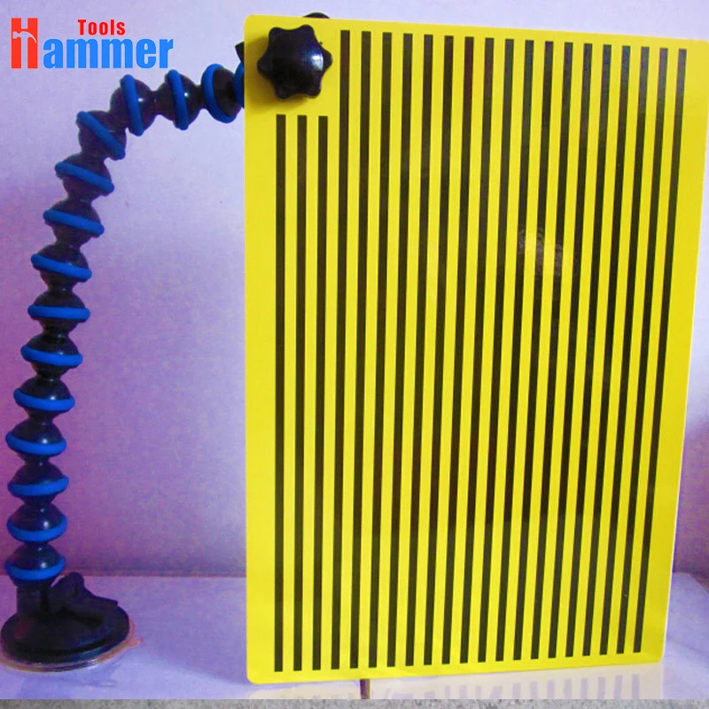 PDR-King-Tools-Yellow-car-dent-repair-Lined-Dent-Board-Reflector-Board ...