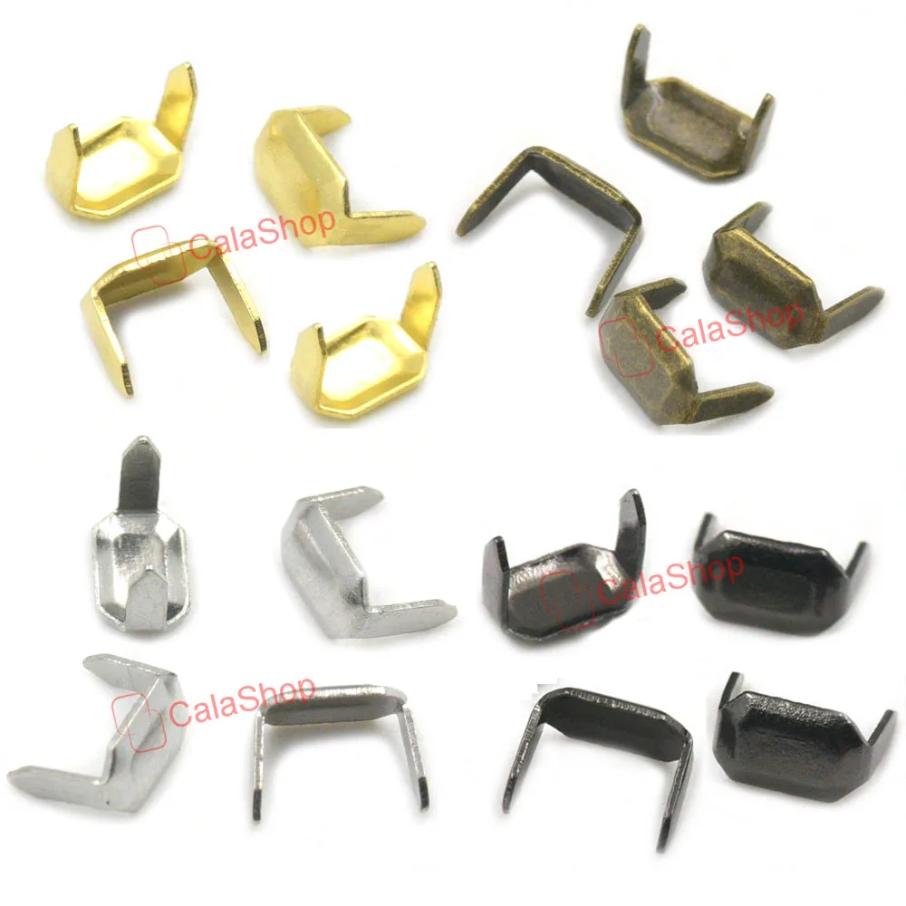 100-Pcs-Lot-8MM-Brass-Staple-Leather-Belt-Loops-Fastener-Holder-for-DIY ...