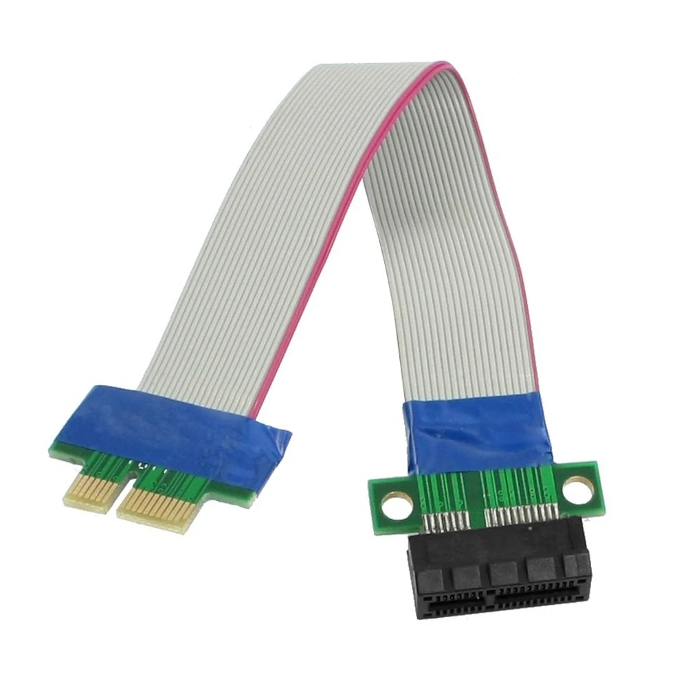 Pci Express Pci E 1x Riser Card Flex Extender Extension Cable For Pc In Power Cords And Extension