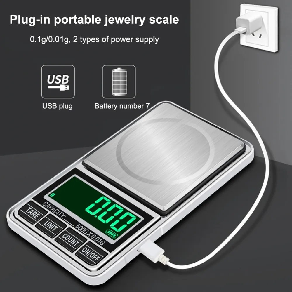 2019-New-USB-Plug-in-Portable-Gold-Jewelry-Scale-LED-Digital-Display ...